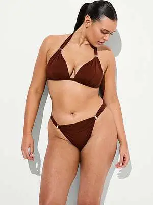 Victoria's Secret Harlow Halter Push-up Bikini Top - Red