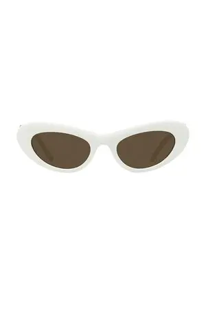 Loewe Slim Sunglasses - Ivory & Brown