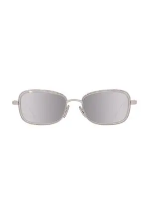 Loewe Anagram Sunglasses - Shiny Palladium & Silver Mirror