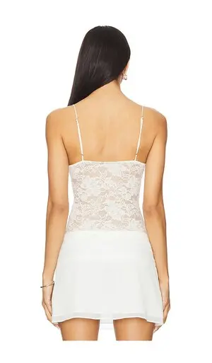 Lioness Yves Cami With Lace Detailing - Ivory