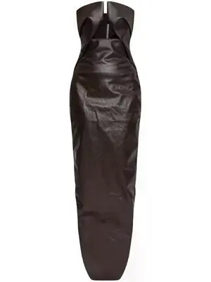Rick Owens Cut-out Midi Dress - Brown