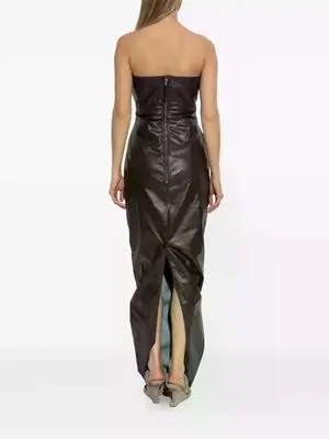 Rick Owens Cut-out Midi Dress - Brown