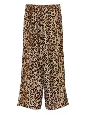 Alberto Biani Leopard-print Trousers