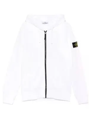 Stone Island Compass-badge Hoodie - White