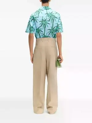 Jacquemus Floral-print Shirt - Blue