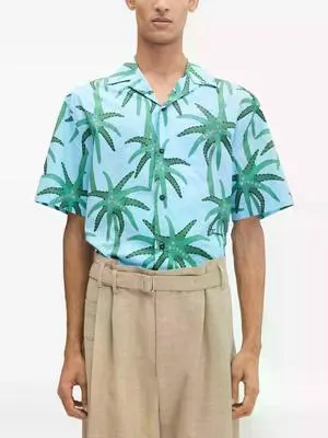 Jacquemus Floral-print Shirt - Blue