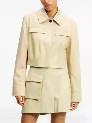 Karl Lagerfeld Cropped Blouson Jacket