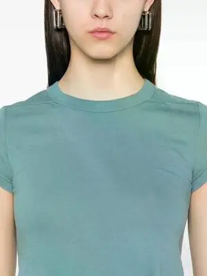 Rick Owens Level Cropped T-shirt - Blue