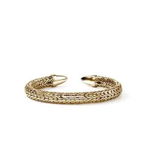 John Hardy Spear Diamond Flex Cuff - Gold