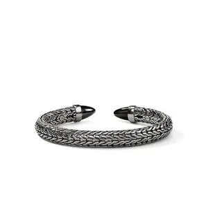 John Hardy Spear Flex Cuff With Black Onyx