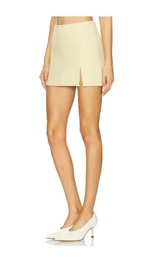 MORE TO COME Willow Mini Skirt - Baby Yellow