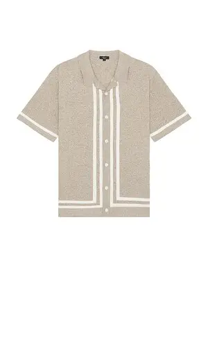 Rails Leo Button Down Shirt In Grey