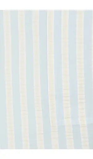 Simkhai Kai Bustier Romper - Hydrangea Blue Stripe