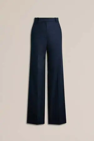 Scanlan Theodore Sateen Tailored Trouser - Navy