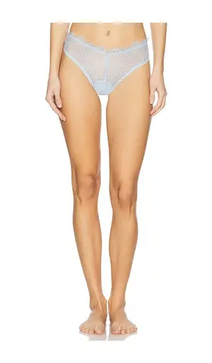 Hanky Panky Natural Rise Thong In Baby Blue - Touch The Sky