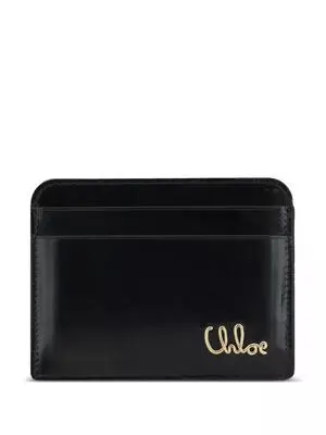 Chloé Branded Wallet - Black