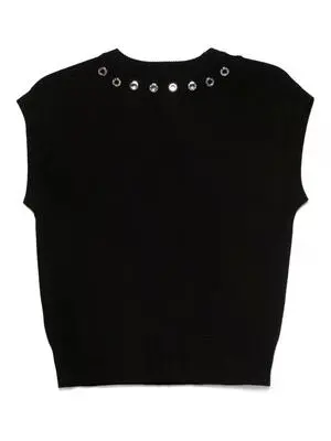 Dkny Gromet-detailed Vest