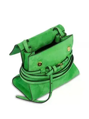 Moschino Belted Tote Bag - Green
