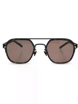 Mykita Leeland Pilot-frame Sunglasses - Black