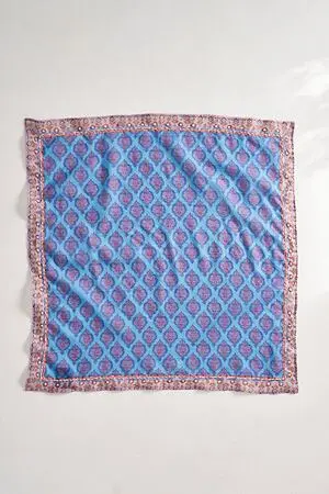 TERRAIN Embroidered Prt Bandana - Blue