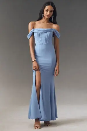 Dress The Population Off Shoulder Evening Dresses