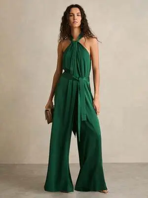 Sash Tie Jumpsuits