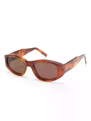 SESTINI EYEWEAR Nove Oval-frame Sunglasses