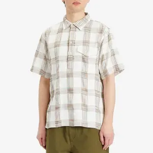 DUBBLEWARE Dobby Check Pullover Shirt
