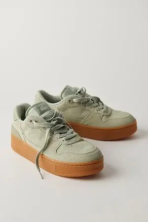 Lacoste T-clip Platform Sneakers - Light Khaki/gum