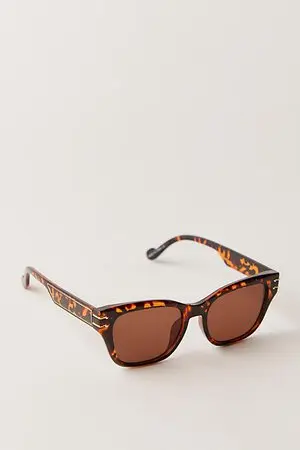 Free People Hot Seat Rectangle Sunglasses