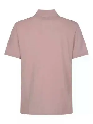 C.P. COMPANY Logo-patch Polo Shirt - Pink