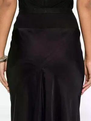 Rick Owens Bias Midi Skirt - Black