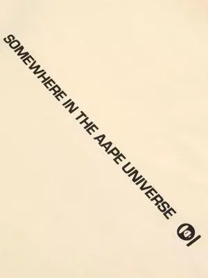 AAPE BY *A BATHING APE Rubberised Logo-detail T-shirt