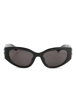 Balenciaga Geometric-frame Sunglasses - Black
