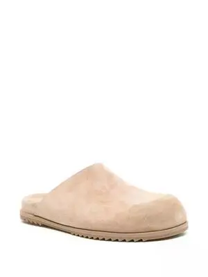 Rick Owens Round Toe Mules - Brown