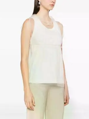 Fabiana Filippi Sheer-layer Tank Top