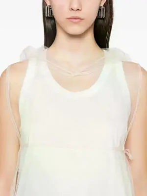 Fabiana Filippi Sheer-layer Tank Top