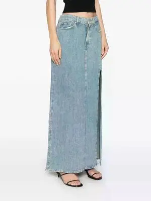 7 For All Mankind Maxi Denim Skirt