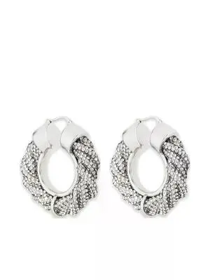 AQUAZZURA Scintilla Hoop Earrings