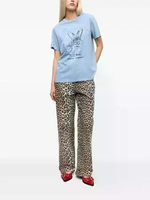GANNI Bunny Print T-shirt