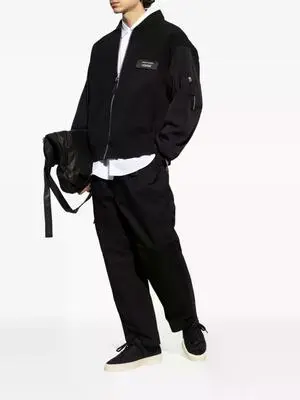 Comme Des Garçons Logo-patch Bomber Jacket