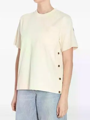 Moncler T-shirt With Pocket - Neutrals