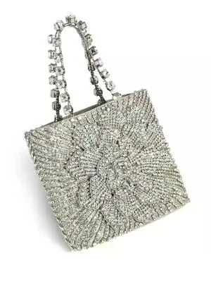 AQUAZZURA Embellished Square Tote