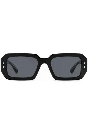 Isabel Marant Lily Rectangle-frame Sunglasses - Black