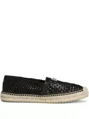 Dolce & Gabbana Woven Espadrilles - Black