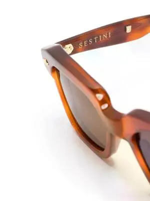 SESTINI EYEWEAR Quattro Square-frame Sunglasses