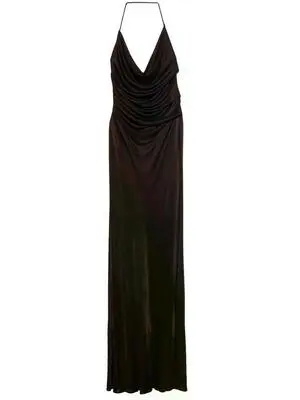 Elisabetta Franchi Open-back Maxi Dress