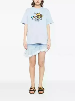 A BATHING APE Graphic-print T-shirt - Blue