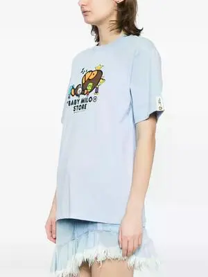 A BATHING APE Graphic-print T-shirt - Blue