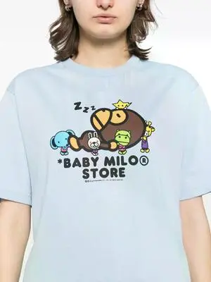 A BATHING APE Graphic-print T-shirt - Blue